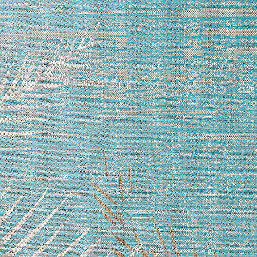 Couristan Monaco Area Rug, 2' x 3'7", Aqua