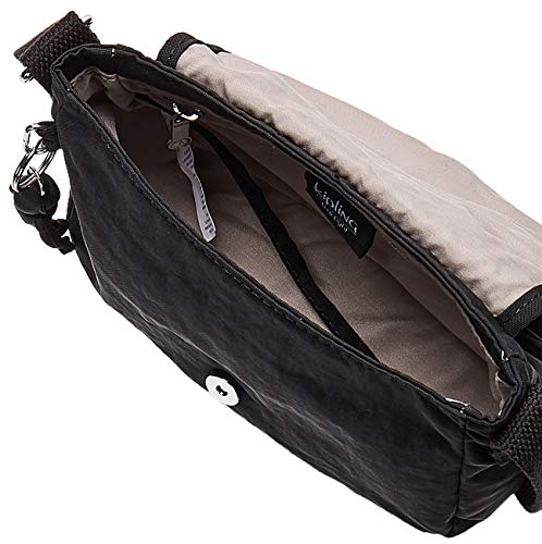 Kipling Women's Sabian Mini Crossbody, Lightweight Everyday Purse, Shoulder Bag, Black Noir