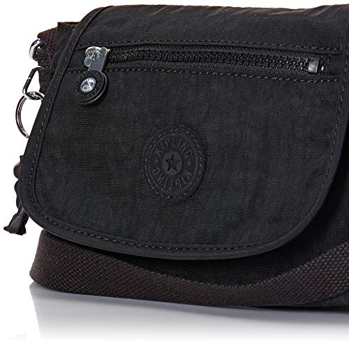 Kipling Women's Sabian Mini Crossbody, Lightweight Everyday Purse, Shoulder Bag, Black Noir