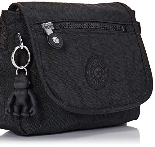 Kipling Women's Sabian Mini Crossbody, Lightweight Everyday Purse, Shoulder Bag, Black Noir
