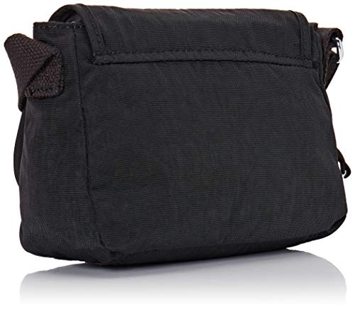 Kipling Women's Sabian Mini Crossbody, Lightweight Everyday Purse, Shoulder Bag, Black Noir