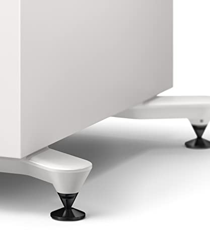 KEF R5 Meta Compact 3 Way Floorstanding Speaker - Each (Gloss White)