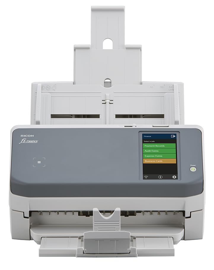 Fujitsu fi-7300NX Professional Network Enabled Document Scanner with Color Touchscreen
