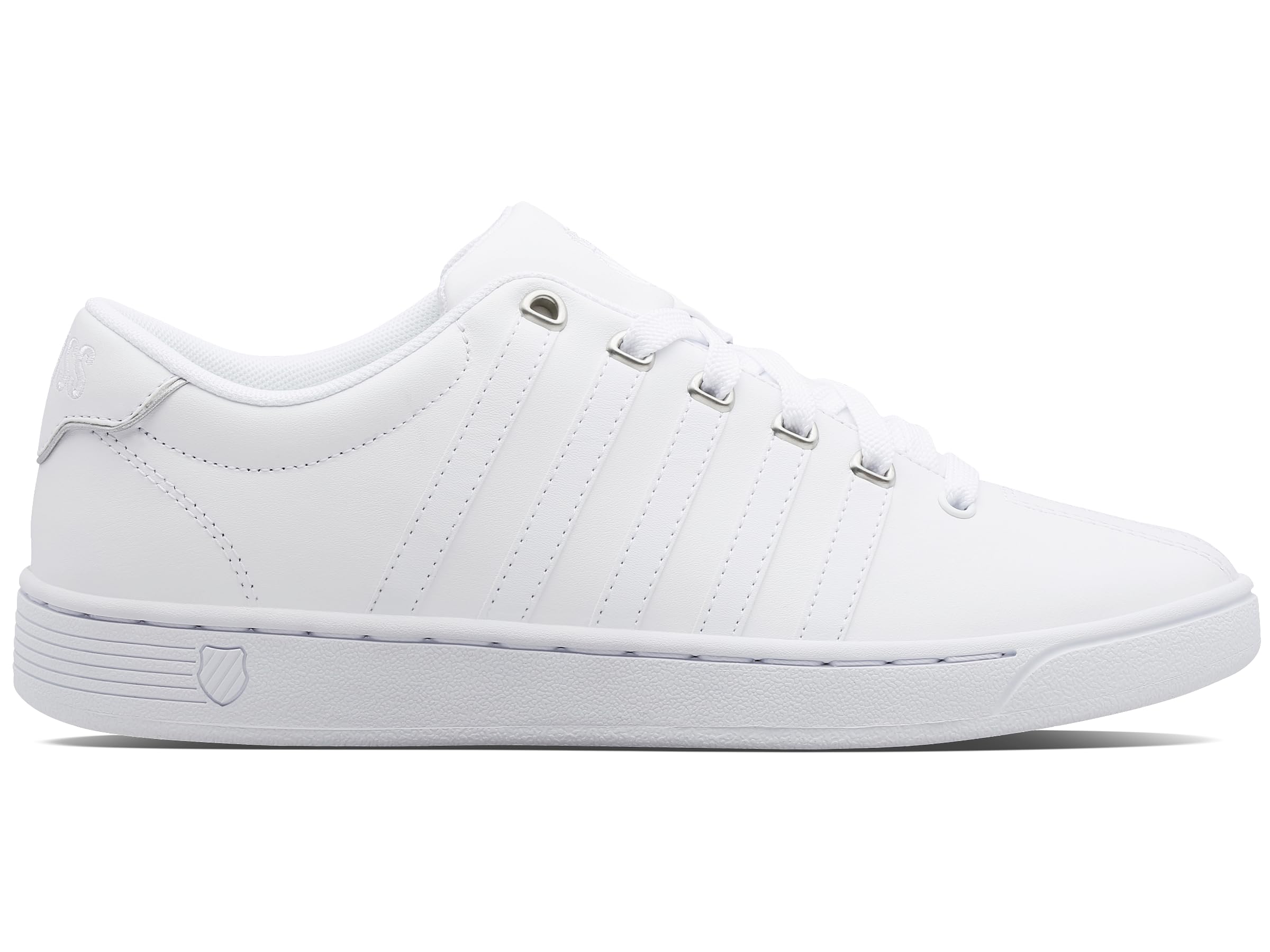 K-Swiss Women's Court Pro II CMF Sneaker, White/Silver, 7.5 M