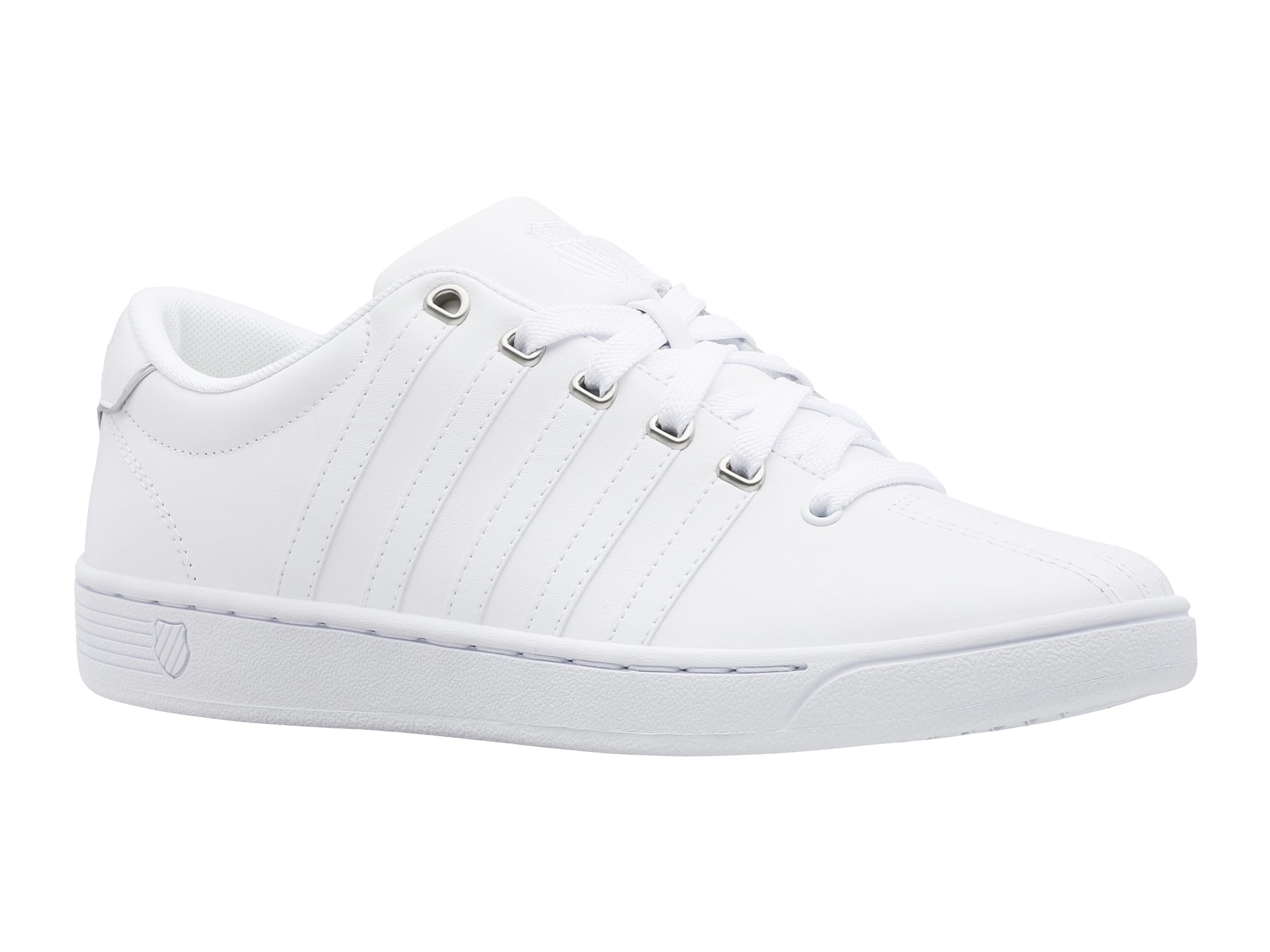 K-Swiss Women's Court Pro II CMF Sneaker, White/Silver, 7.5 M