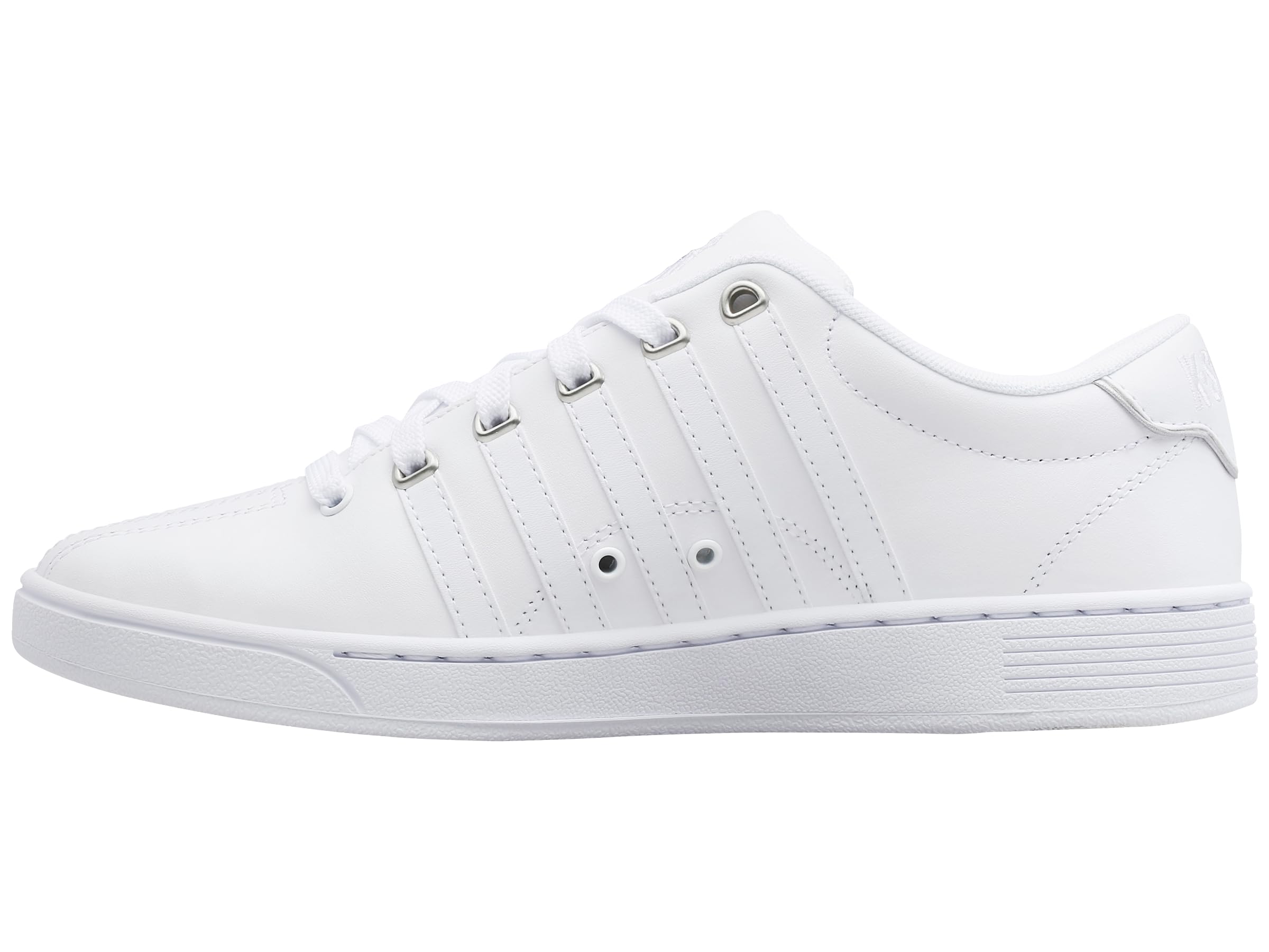 K-Swiss Women's Court Pro II CMF Sneaker, White/Silver, 7.5 M