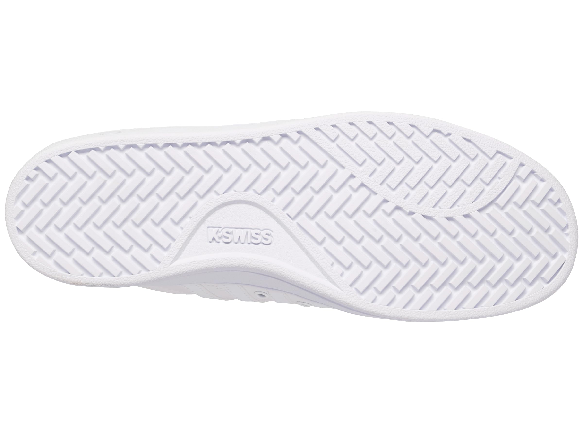 K-Swiss Women's Court Pro II CMF Sneaker, White/Silver, 7.5 M