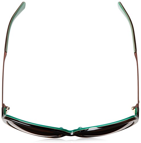 Kate Spade New York Women's Darilynn Square Sunglasses, Brown Horn Jade & Brown Gradient, 58 mm