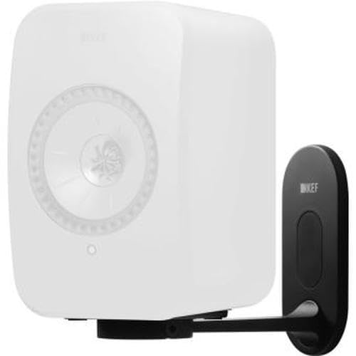 KEF LSX Speaker Wall Mount Bracket (Black, Pair)