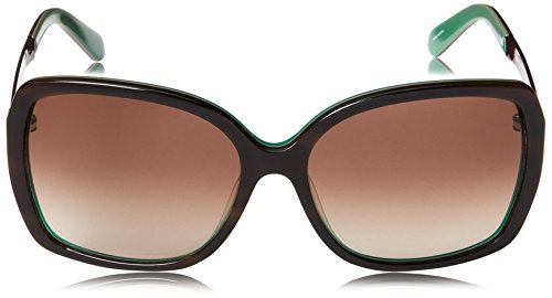Kate Spade New York Women's Darilynn Square Sunglasses, Brown Horn Jade & Brown Gradient, 58 mm
