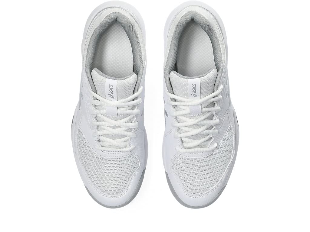 ASICS Women's Gel-Dedicate 8 Tennis Shoe, 7, White/Pure Silver