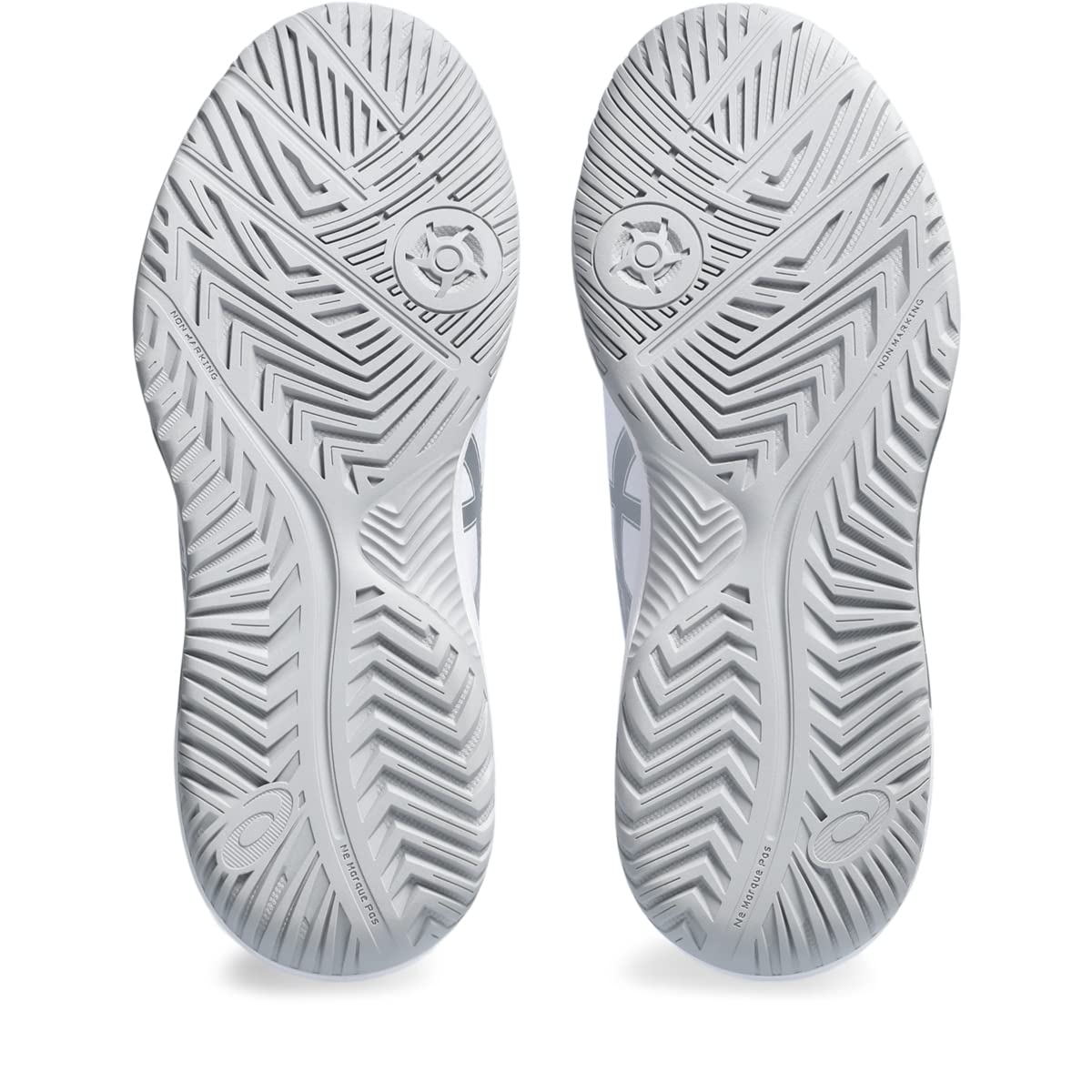 ASICS Women's Gel-Dedicate 8 Tennis Shoe, 7, White/Pure Silver