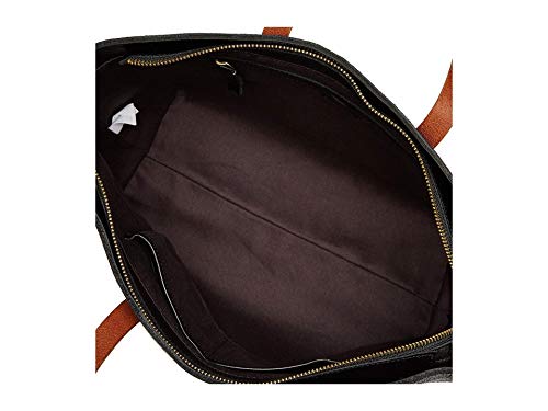 Madewell The Zip Top Transport Carryall True Black/Brown One Size