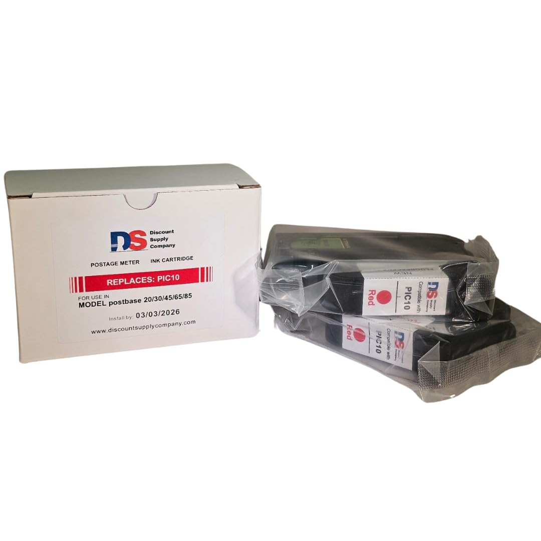 Compatible FP PIC10 Postbase Ink Set. 90 Day Warranty! Compatible with #58.0052.3038.00. (NOT for Postbase Mini or Mymail)