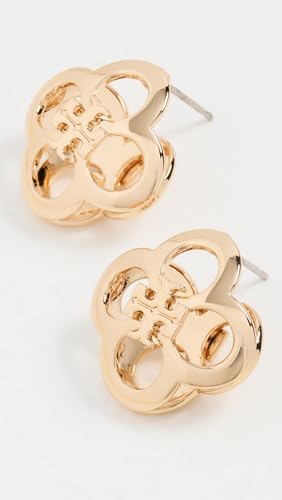 Tory Burch Women's Kira Clover Earrings, Tory Gold, One Size