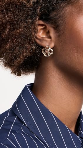 Tory Burch Women's Kira Clover Earrings, Tory Gold, One Size