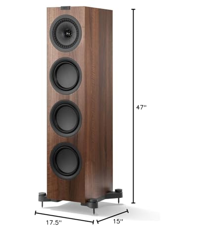 KEF Q750 Floorstanding Speaker - Each (Walnut)