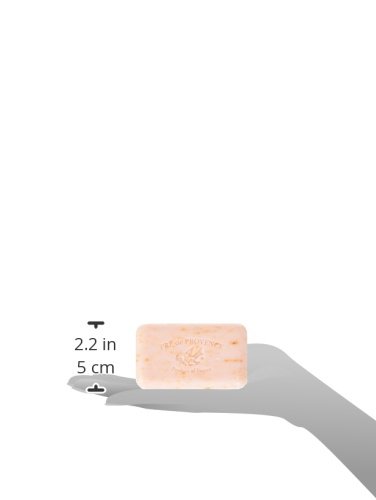 Pre de Provence Artisanal French Moisturizing Soap Bar, Shea Butter Enriched, Quad Milled for Long Lasting Rich Smooth Lather, 5.3 Ounce, Rose Petal