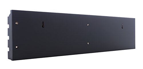kieragrace KG Sydney Wall Shelf and Mail Holder with 3 Hooks - Black, 24"