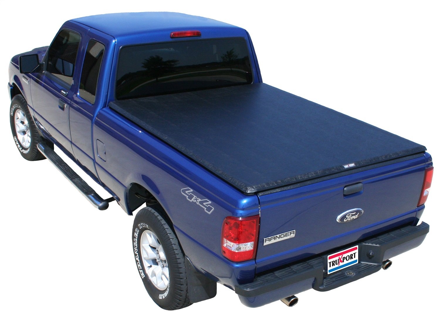 TruXedo TruXport Soft Roll Up Truck Bed Tonneau Cover | 247101 | Fits 1993 - 2008 Ford Ranger Flareside/Splash 6' Bed (72") , Black