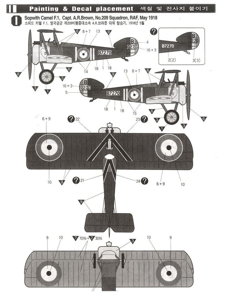 Academy Sopwith Camel F.1