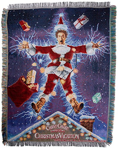 Northwest National Lampoons' Christmas Vacation, Shocking Chevy Woven Tapestry Throw Blanket, 48" x 60"