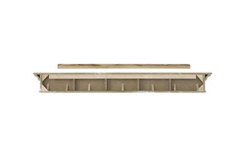 Pearl Mantels 610-72 Henry Mantel Shelf MDF, 72", White Paint