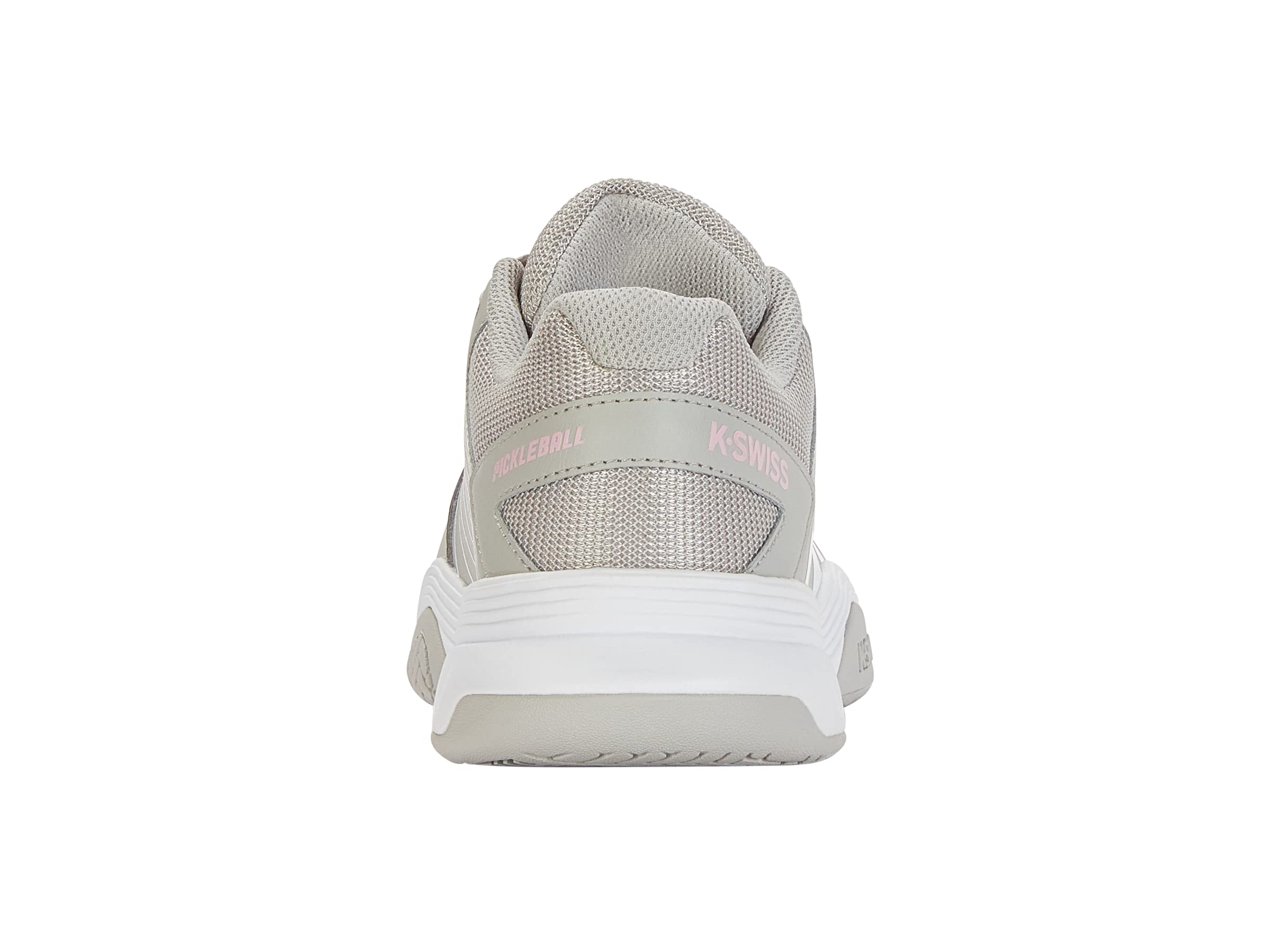 K-Swiss Women's Court Express Pickleball Shoe, Vapor Blue/White/Coral Blush, 8.5 M