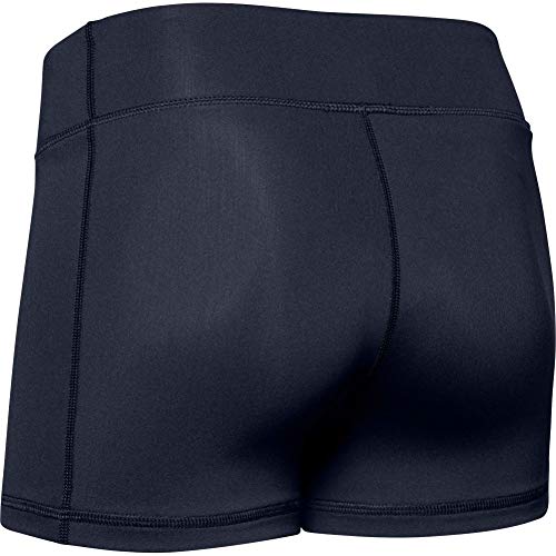 Under Armour Women's Team Shorty 3 , Midnight Navy (410)/White , Medium
