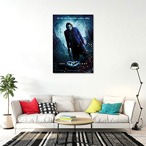 POSTER STOP ONLINE Batman - The Dark Knight - Movie Poster (Regular Style - The Joker) (Size 27" x 39")