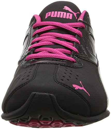 PUMA Women's 6 WN`S FM Shoes, Puma Black/Puma Silver/Beetroot Purple, 9 M