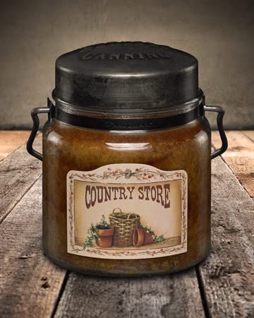 McCalls Candles | Country Store | Highly Scented & Long Lasting | Classic Painted Label | Hand Crafted Metal Lid with Strap and Handle| Premium Wax & Fragrance | Made in The USA | 16 oz