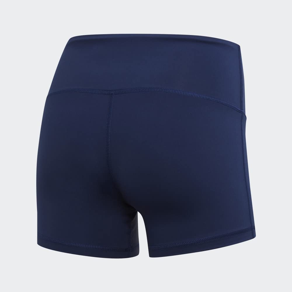 adidas Women's 4 Inch Shorts, Team Navy Blue/White, Medium