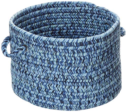 Colonial Mills CA59 18 by 18 by 12-Inch Catalina Storage Basket, Deep Sea
