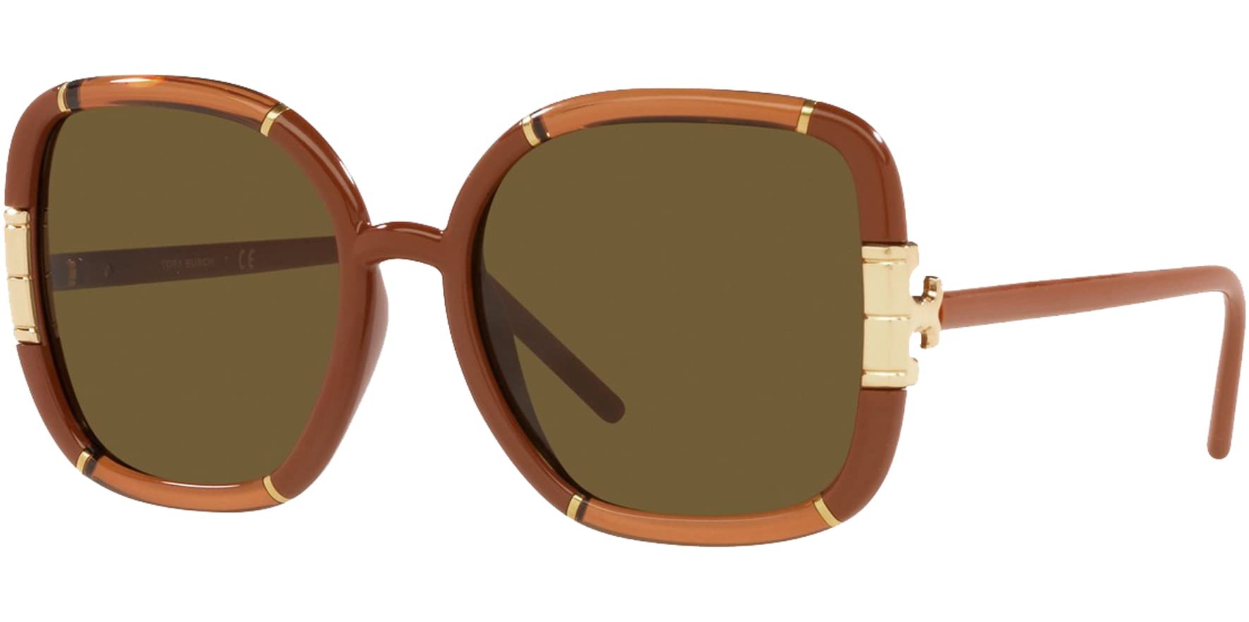 Sunglasses Tory Burch TY 9071 U 18983B Transparent Camel/Camel