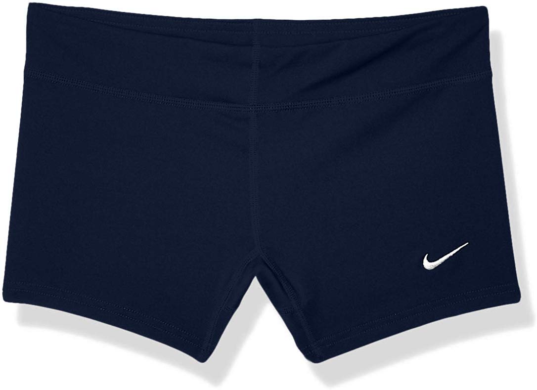 Nike Performance Womens Volleyball Game Shorts (Medium, Navy)