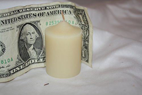 Enlightened Ambience 24 Sexy, Woodland Patchouli Pine Highly Scented Votive Candles, Ivory, Long-Burning