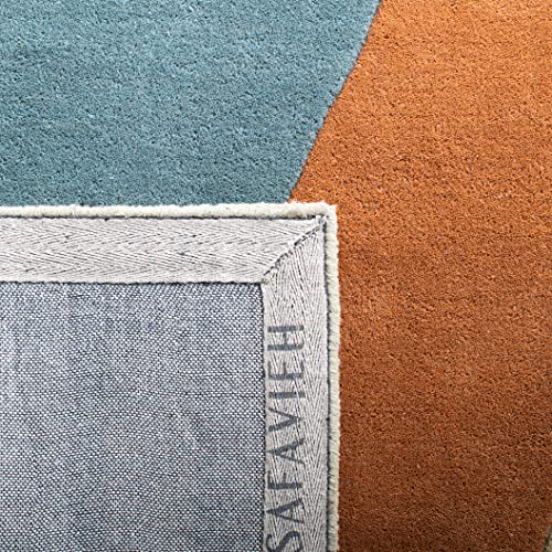 SAFAVIEH Rodeo Drive Collection 5' x 8' Gold RD863A Handmade Mid-Century Modern Abstract Wool Area Rug