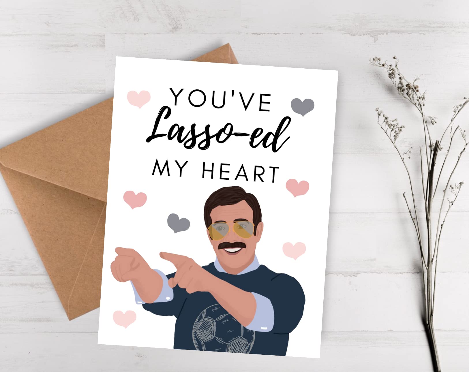 BALOR You have Lasso-ed My Heart / Valentine Day card / I love you card / card for him / gift for her / anniversary card / funny birthday card