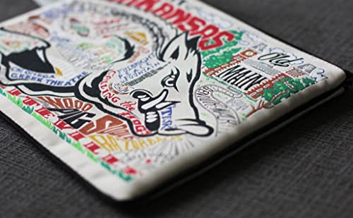 Catstudio University of Arkansas Collegiate Zipper Pouch Purse | Holds Your Phone, Coins, Pencils, Makeup, Dog Treats, & Tech Tools