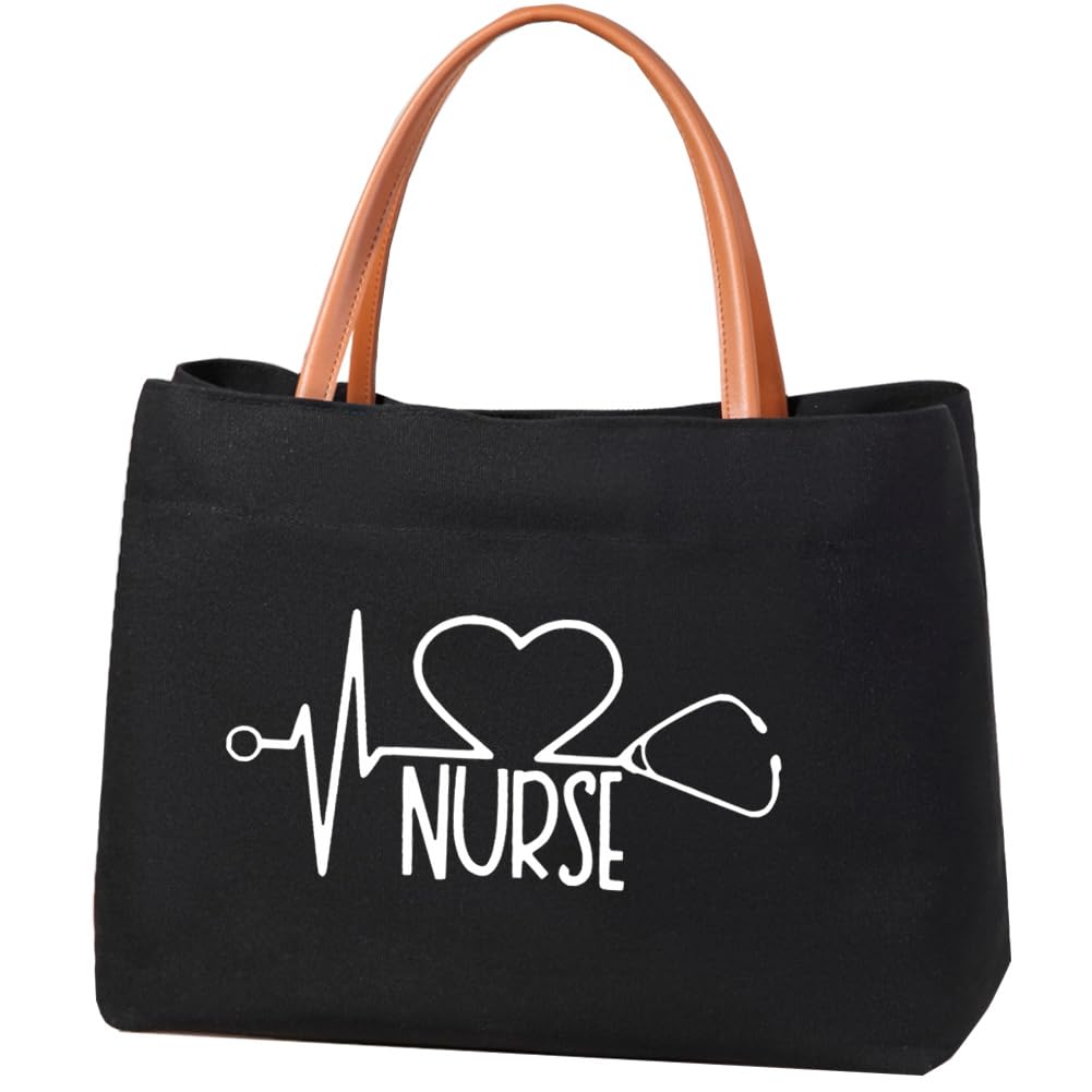 Nurse Tote Bag Nurse Gifts RN Nursing Bag for Work, Shopping, Beach, Travel