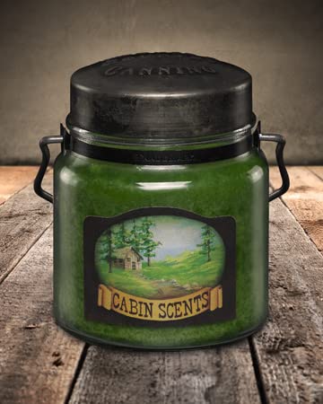 McCalls Candles | Cabin Scents | Highly Scented & Long Lasting | Classic Painted Label | Hand Crafted Metal Lid with Strap and Handle| Premium Wax & Fragrance | Made in The USA | 16 oz
