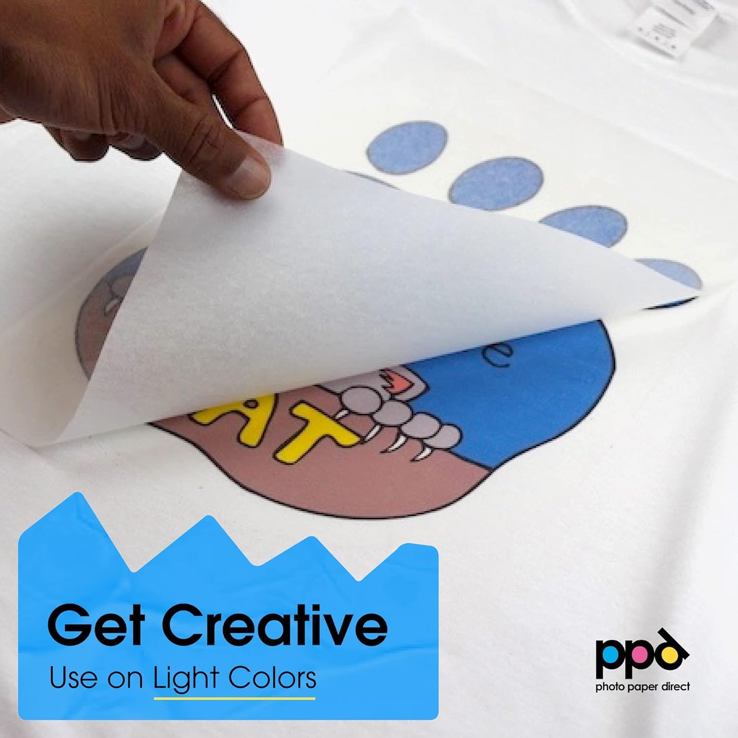 PPD Inkjet Iron-On Dark T Shirt Transfers Paper 11x17" Pack of 10 Sheets (PPD-107-10)