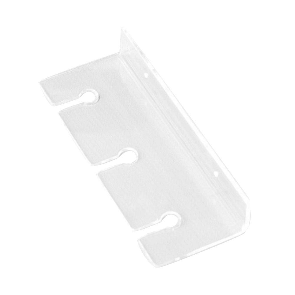 farawamu Wine Glass Holder, Home Kitchen Wall Mount 3 Slot Acrylic Wine Glass Hanging Rack Cup Holder Shelf, Kitchen Supplies Transparent