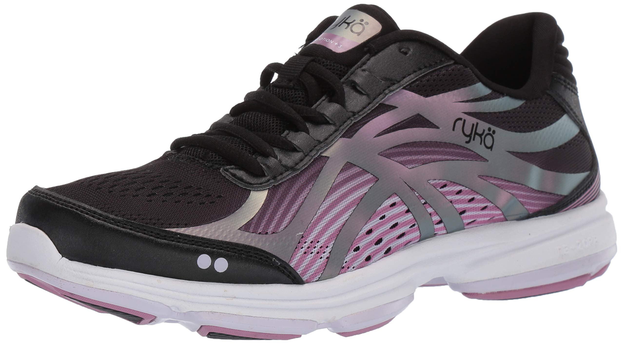 Ryka Womens Devotion Plus 3 Walking Shoe, Black, 9 US
