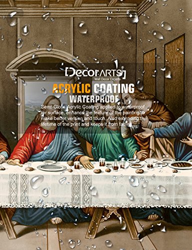 DECORARTS -The Last Supper, Leonardo da Vinci Classic Art Reproductions. Giclee Canvas Prints Wall Art for Home Decor 24x12