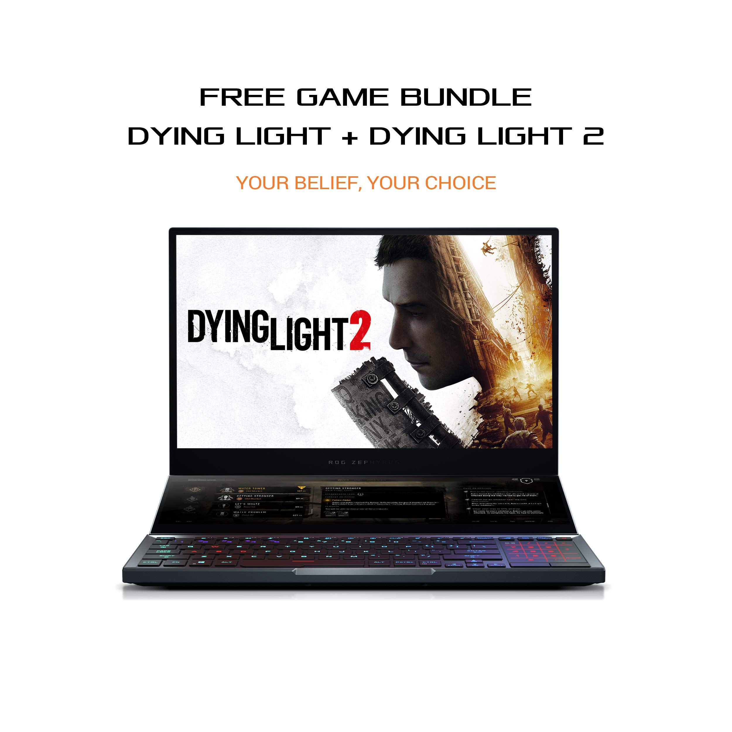 ASUS ROG Zephyrus Duo 15 Gaming Laptop, 15.6β 300Hz IPS Type FHD, NVIDIA GeForce RTX 2070S i7-10875H, 32GB DDR4, 2TB RAID 0 SSD GX550LWS-XS79 (Renewed)