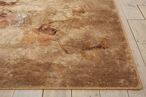 Nourison Somerset Floral Multicolor 7'9" x 10'10" Area-Rug, Easy-Cleaning, Non Shedding, Bed Room, Living Room, Dining Room, Kitchen (8x11)