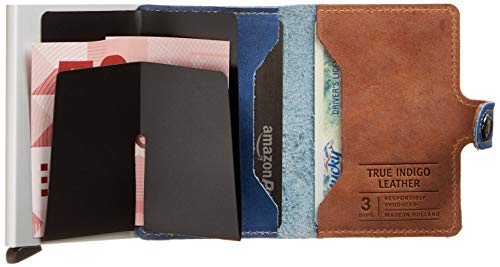 Secrid Mini Wallet Genuine Leather Indigo 3 Safe Card Case max 12 cards