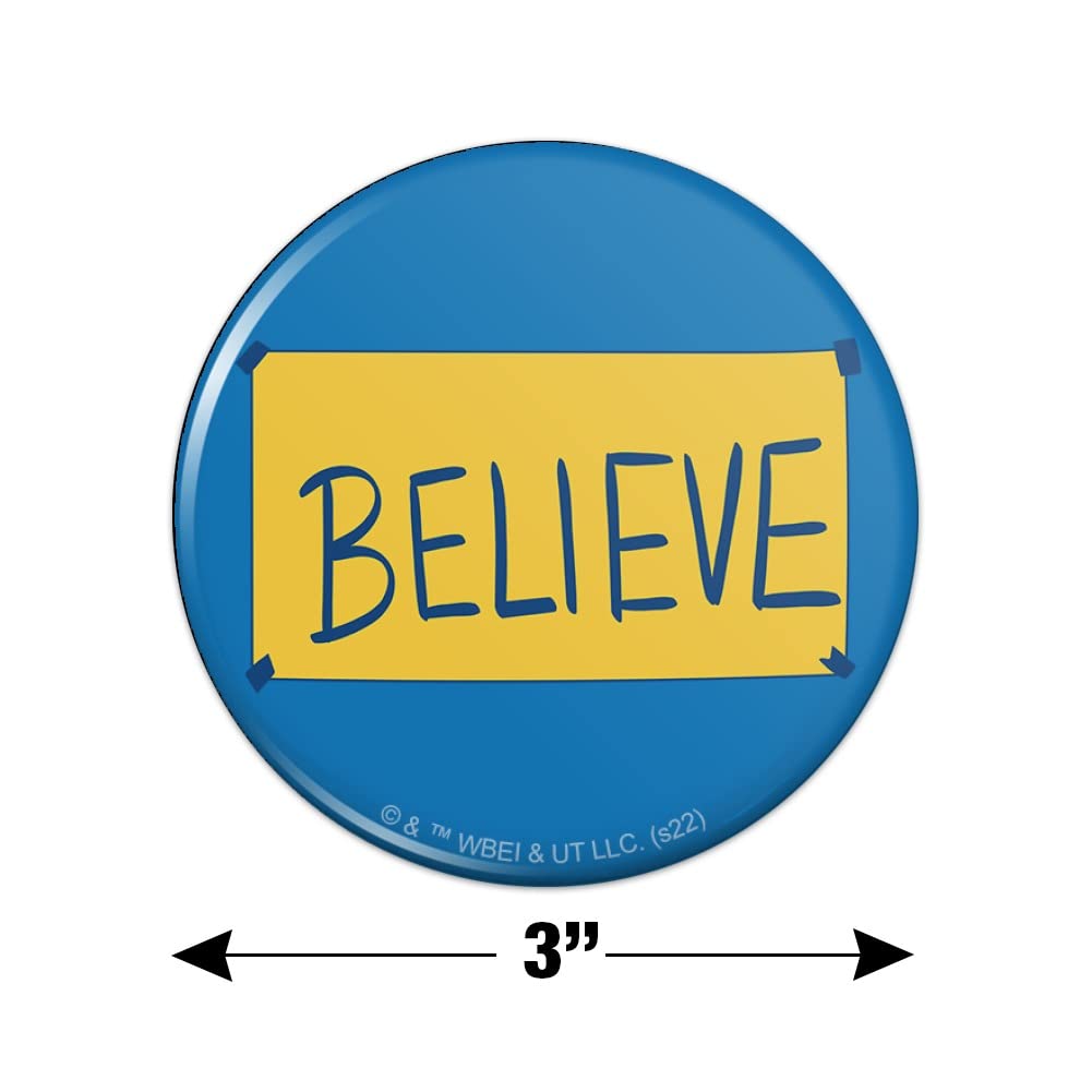 Ted Lasso Believe Kitchen Refrigerator Locker Button Magnet